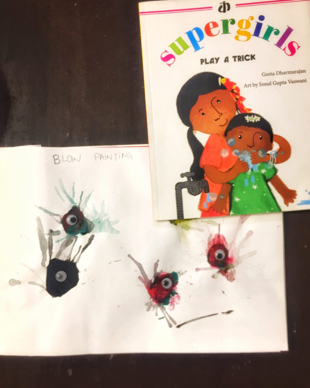 Germ Art using Blow Painting | Go Mommy
