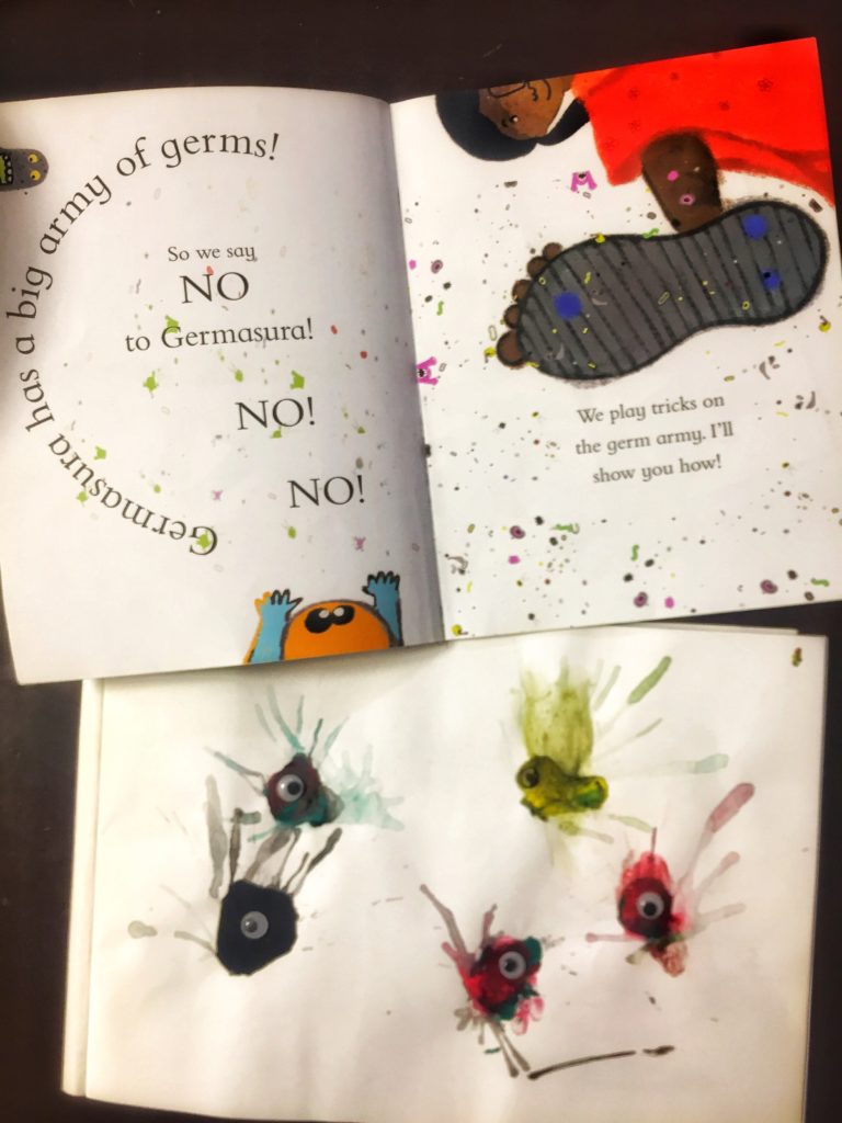 Germ Art using Blow Painting | Go Mommy