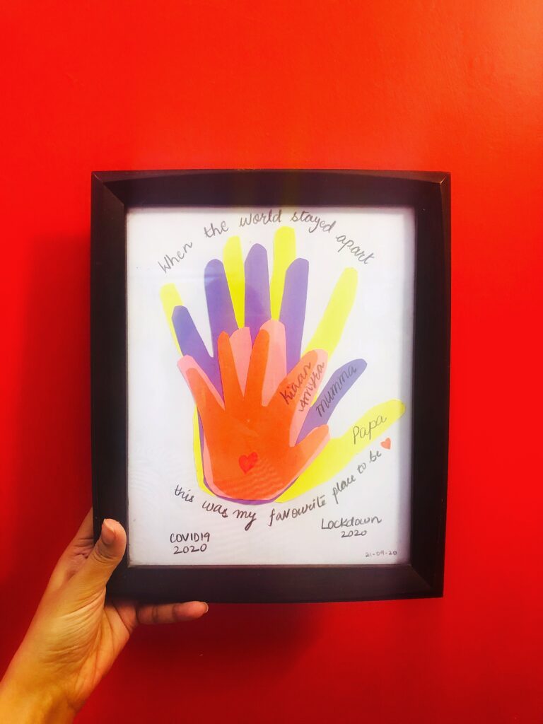 Quarantine Family Handprint Craft | Go Mommy
